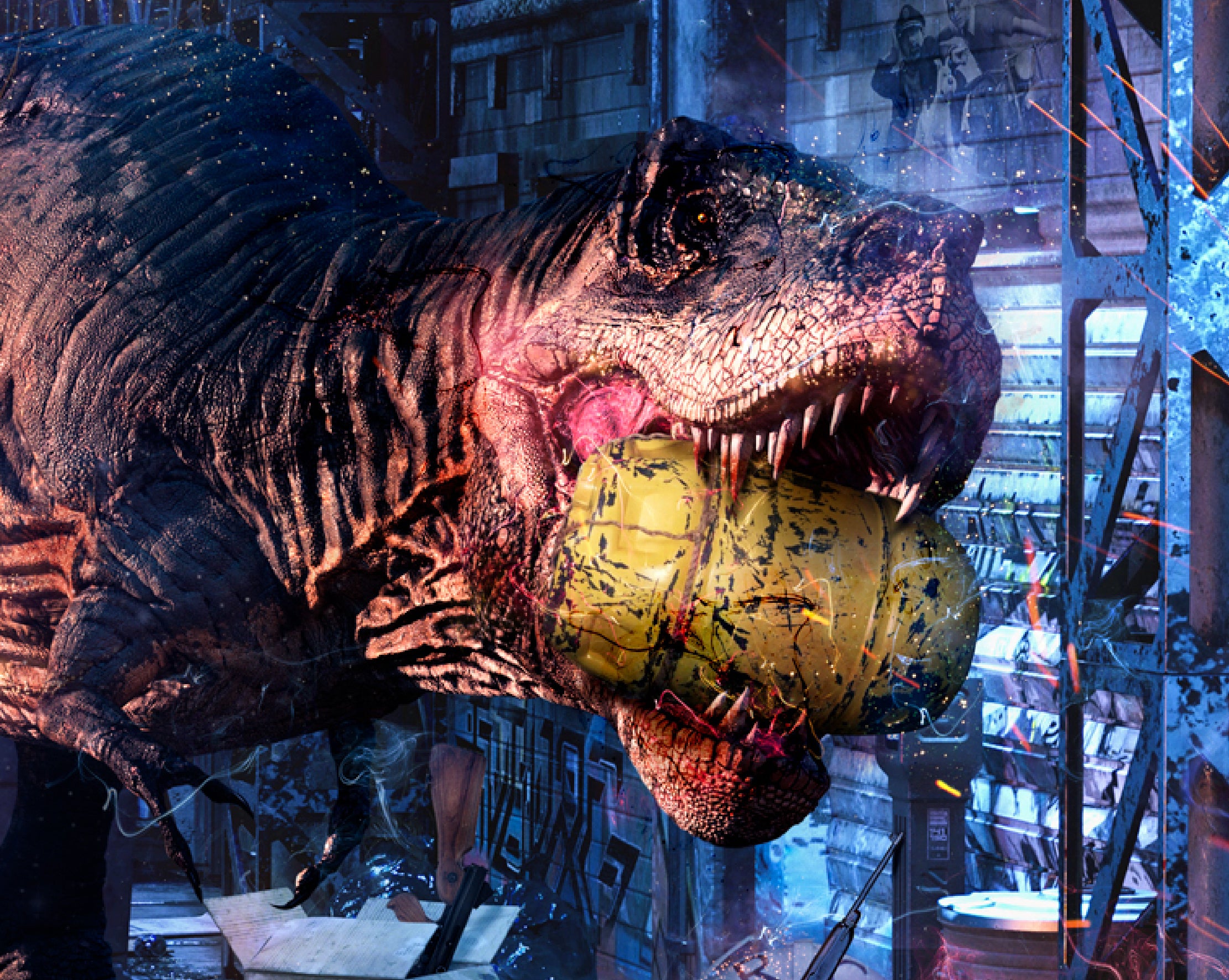 Retrospective 4 – tagged "jurassic park" – Mark Davies British Artist